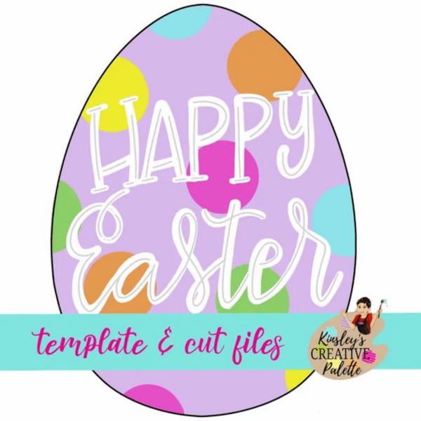 Easter Door Hanger Template - Etsy