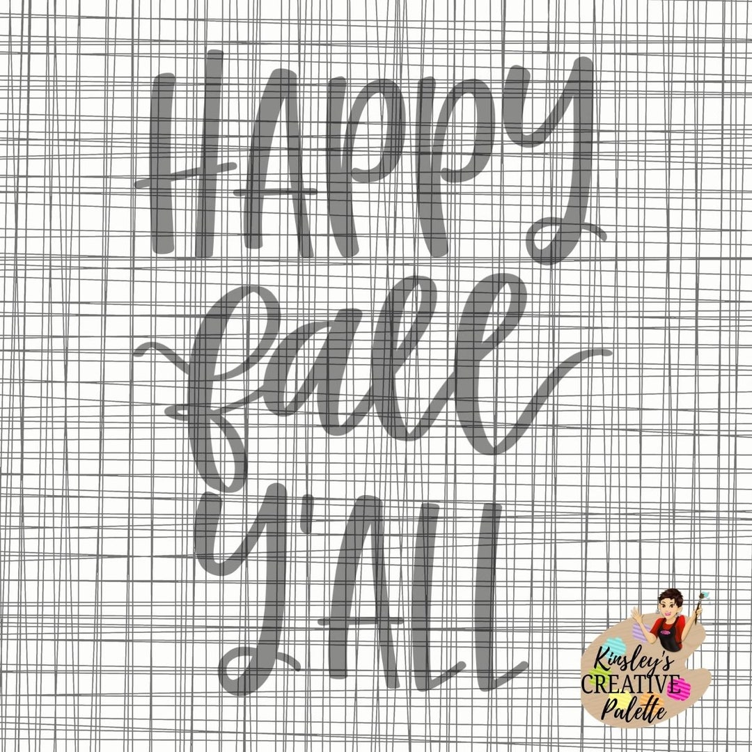 Happy Fall Y'all TRACEABLE Lettering Template 2 | TRACEABLE | Hand ...