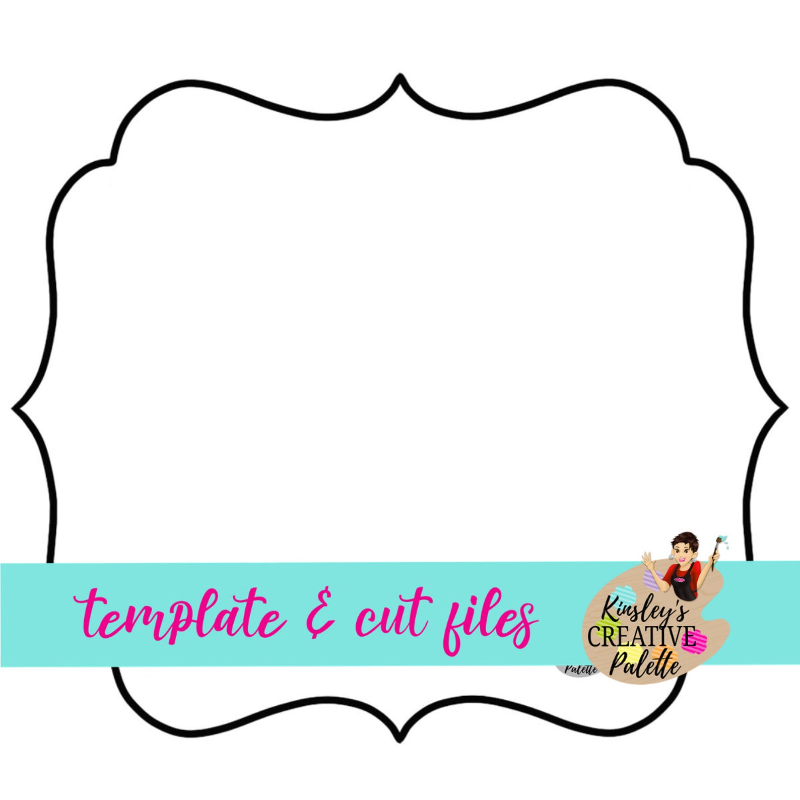 Frame Door Hanger Template downloadable cut Files Template - Etsy