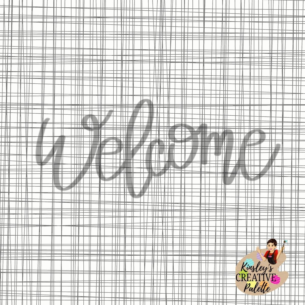 Welcome TRACEABLE Lettering Template Hand Lettering SVG - Etsy