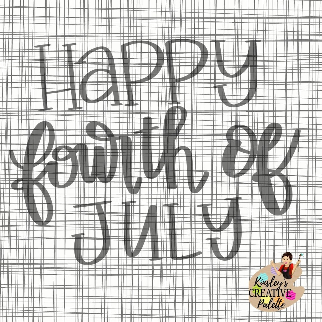 4th July TRACEABLE Lettering Template | TRACEABLE | Hand Lettering ...
