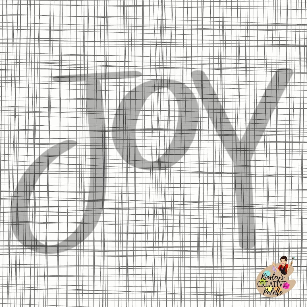 Joy| TRACEABLE Lettering Template | Hand Lettering | SVG Cut File ...