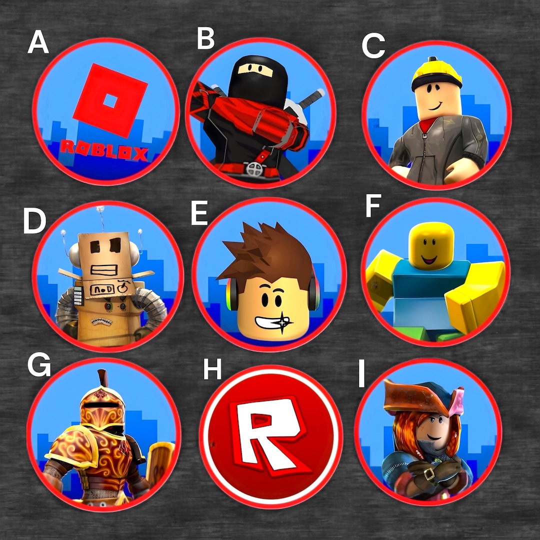 Roblox Pin Badge / Roblox Shoe Charm / Magnet / Keyring / Roblox ...