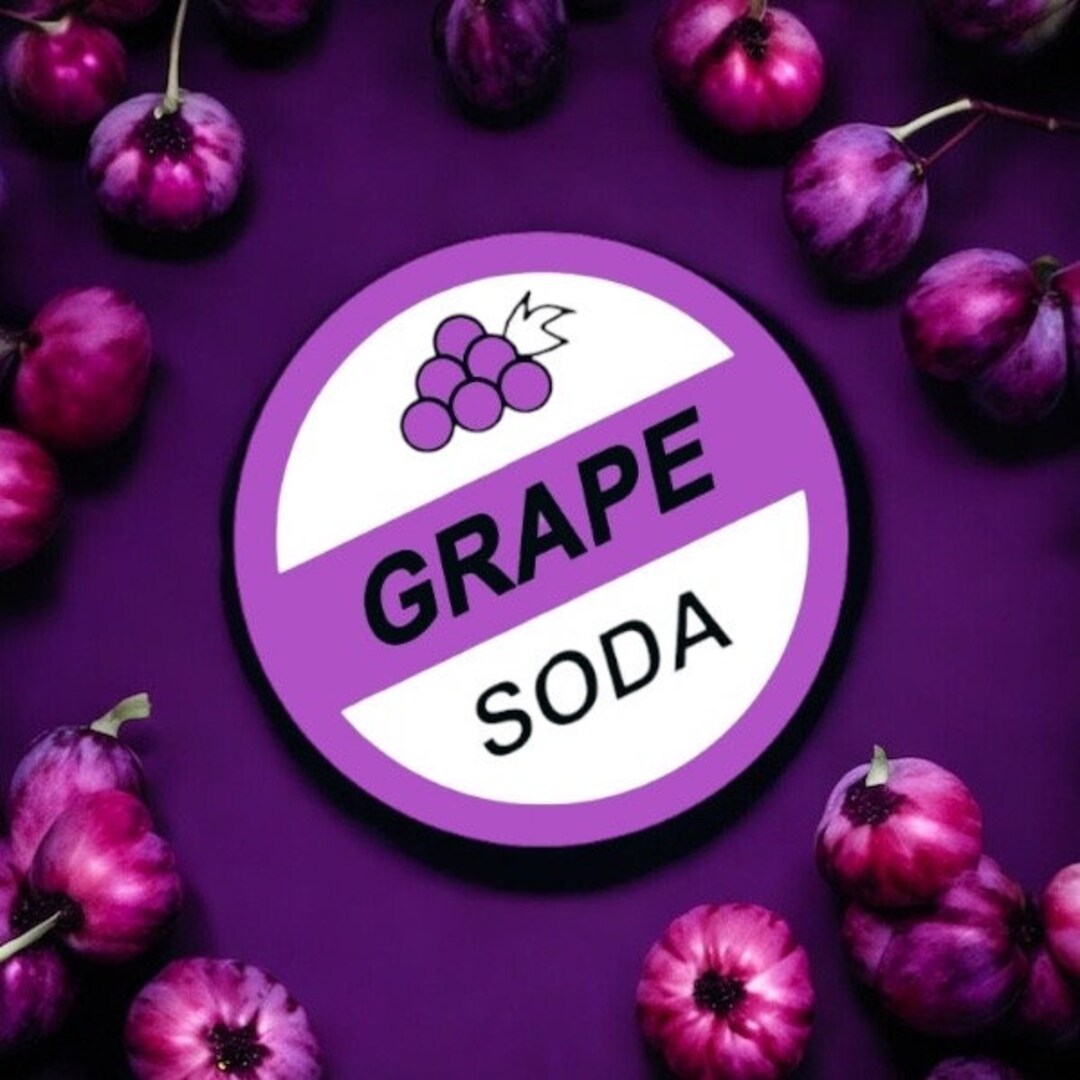Grape Soda Pin Badge / Grape Soda Shoe Charm / Magnet / Keyring - Etsy