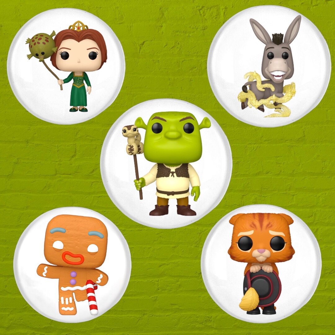 Shrek Pin Badge / Shrek Shoe Charm / Magnet / Keyring - Etsy