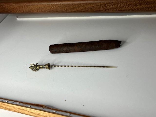 Ganesha Brass Cigar Pin Long Needle Spiral Dredge - Etsy