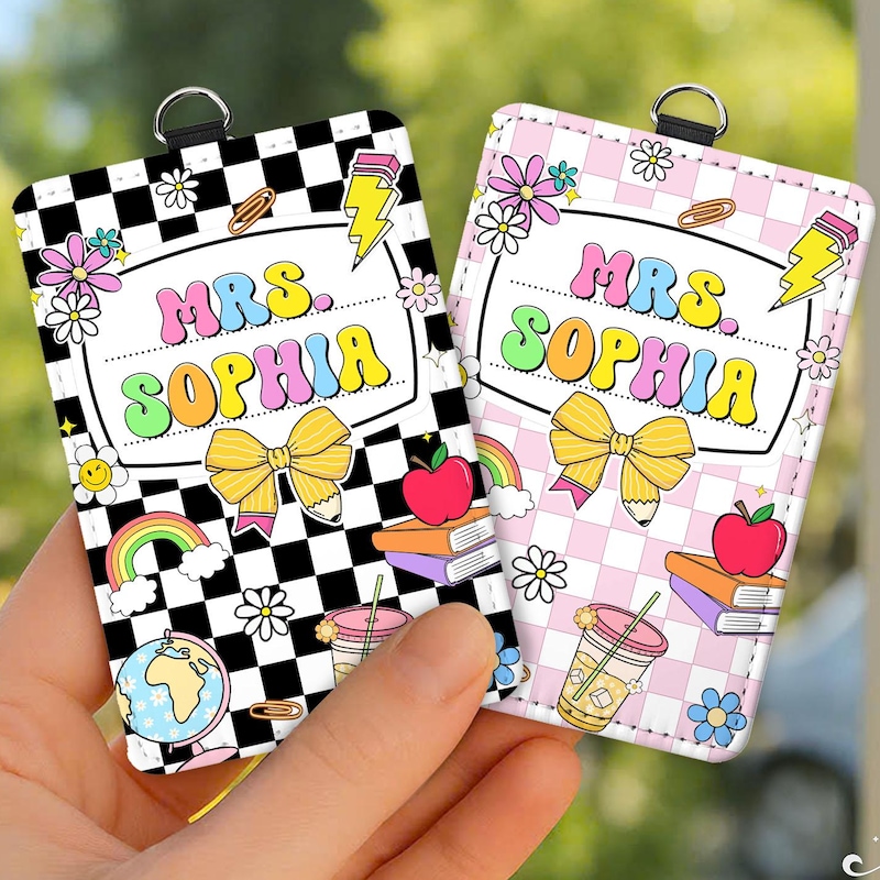 Teacher Id Badge Sublimation - Etsy