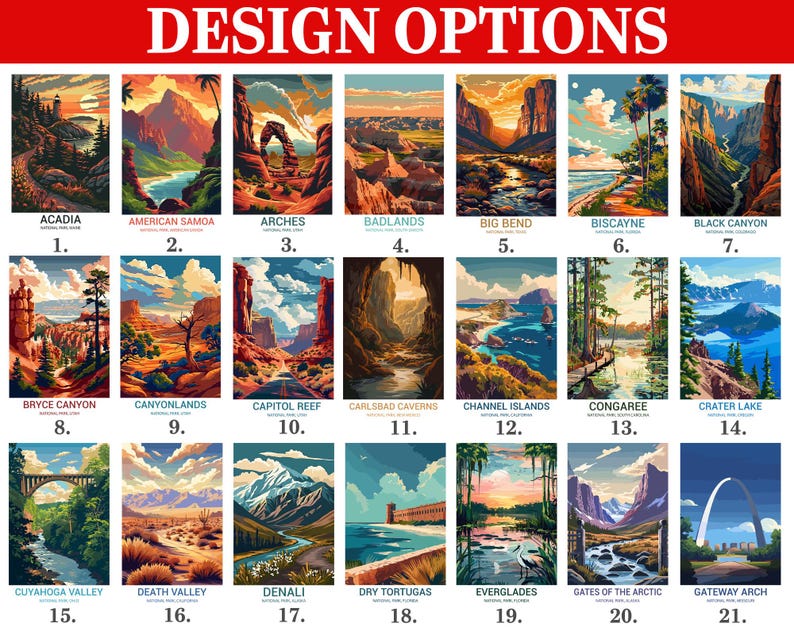 National Parks Photo Shaker Ornament, Adventure Lovers Ornament ...