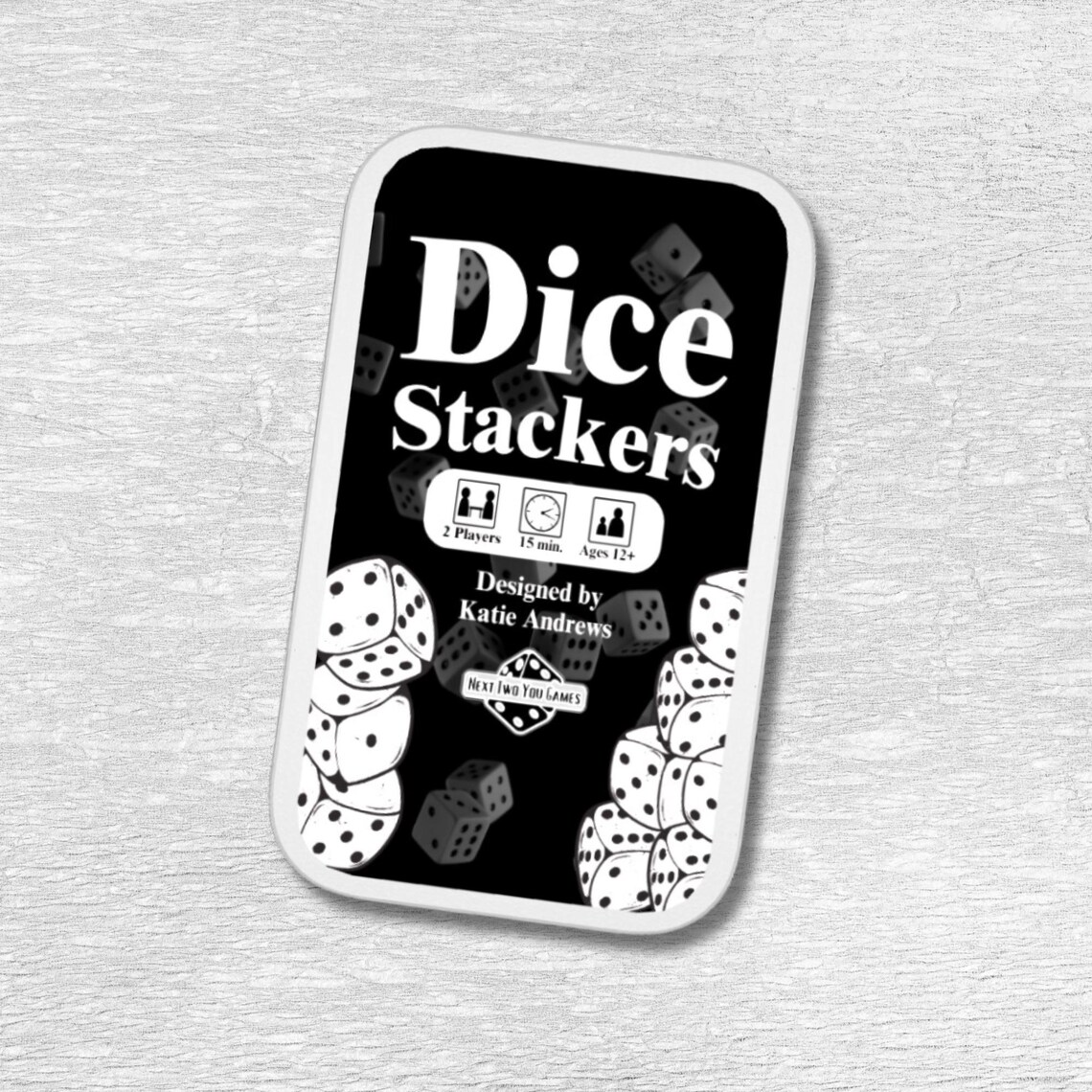 Mint Tin Game - Dice Stackers - Etsy