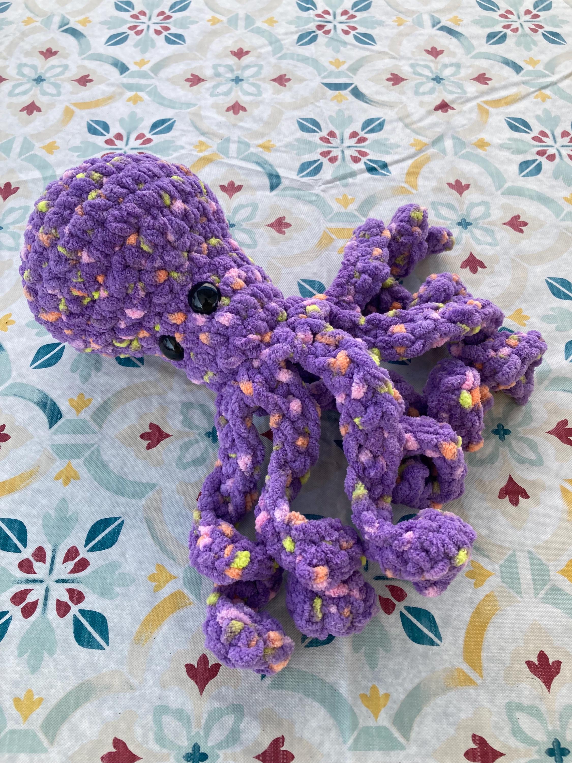 OCTOPUS Plush Amigurumi Purple Octopus Plushie Octopi Octopuses - Etsy