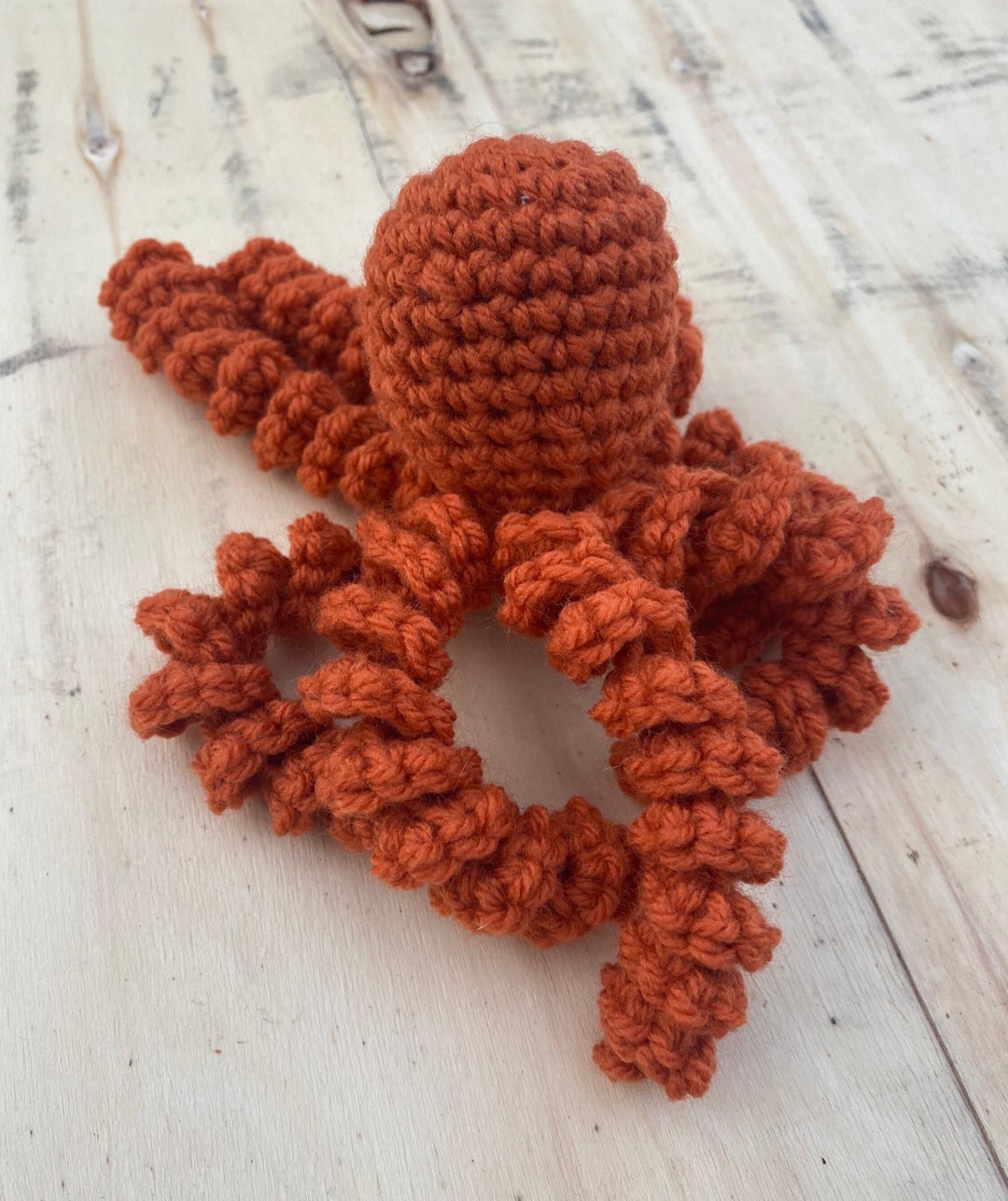 OCTOPUS Amigurumi Rusty the Orange Octopus Octopi Octopuses - Etsy