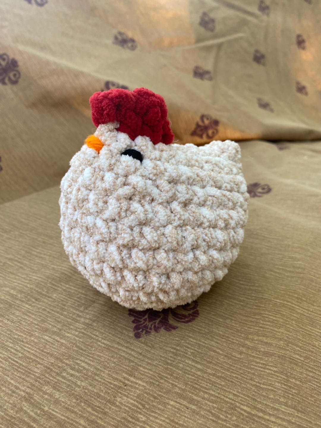 Chicken Plush Emotional Support Chickens Amigurumi Crochet - Etsy