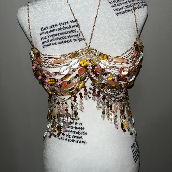 Beaded Bra - Etsy