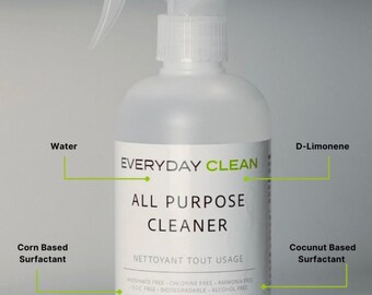 Everyday Clean Eco-friendly All Purpose Cleaner 16 Fl Oz, 500ml - Etsy