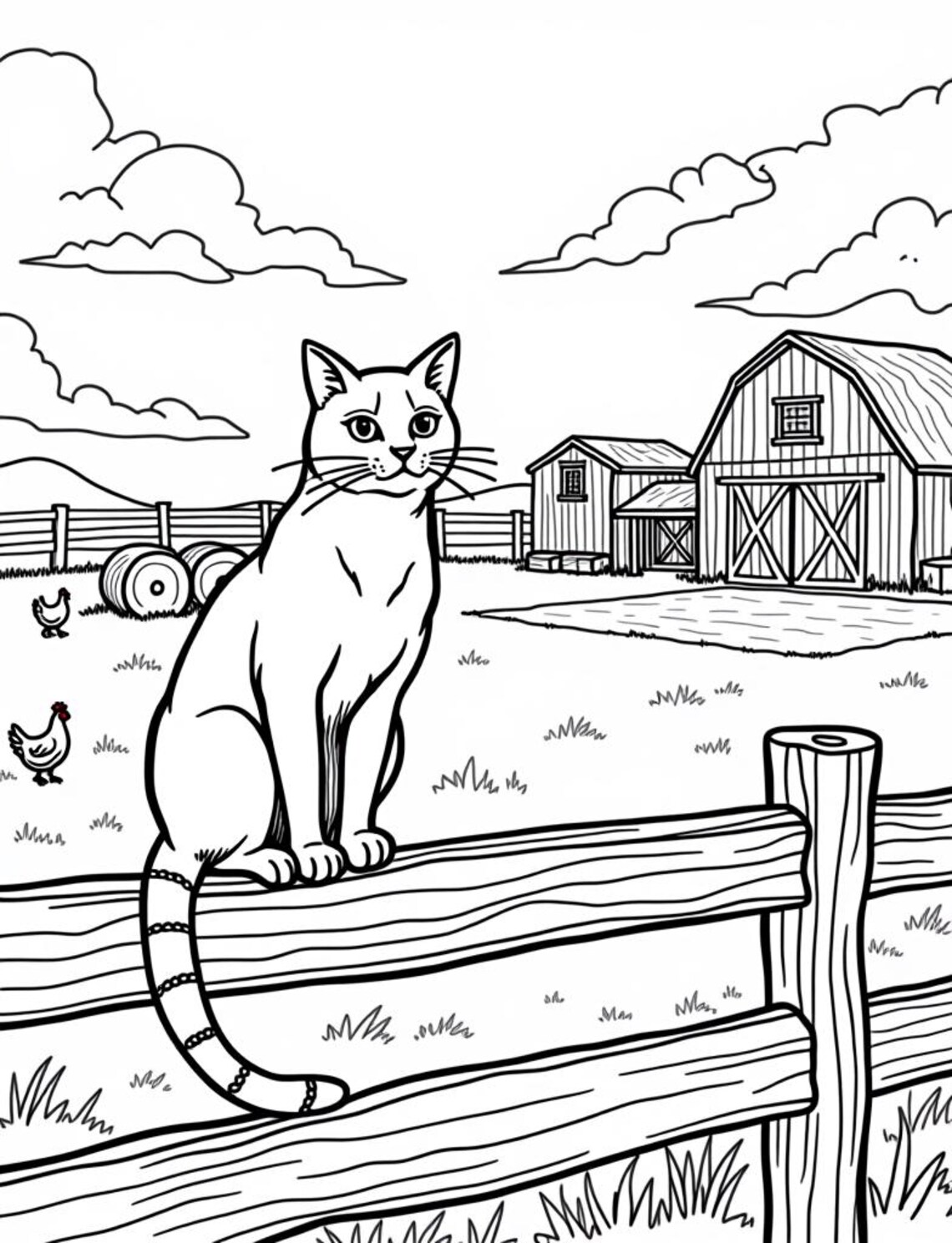126 Fun Farm Animals Coloring Pages for Kids | Educational Kids ...