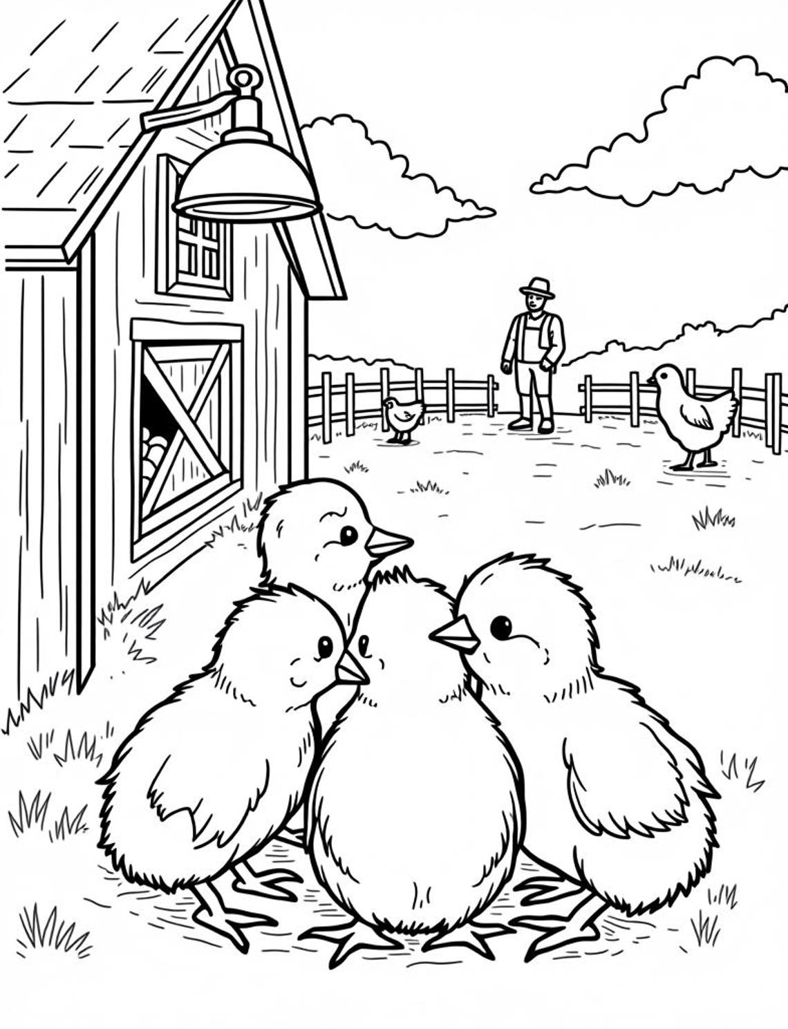 126 Fun Farm Animals Coloring Pages for Kids | Educational Kids ...