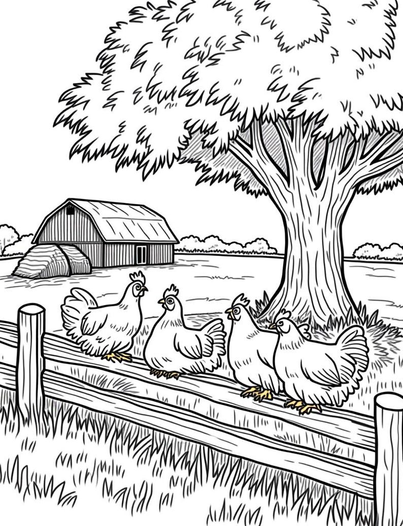 126 Fun Farm Animals Coloring Pages for Kids | Educational Kids ...