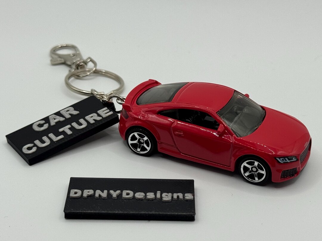 Custom ‘19 Audi TT RS (red) Diecast Keychain | Custom Diecast Car ...