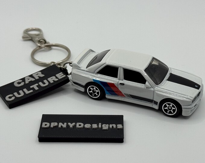 Custom BMW M3 Diecast Keychain | Custom Diecast Car Keyring With Car ...