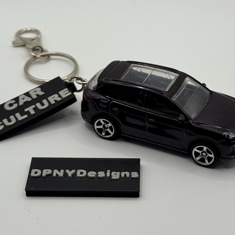 Porsche Car Toy Keychain - Etsy