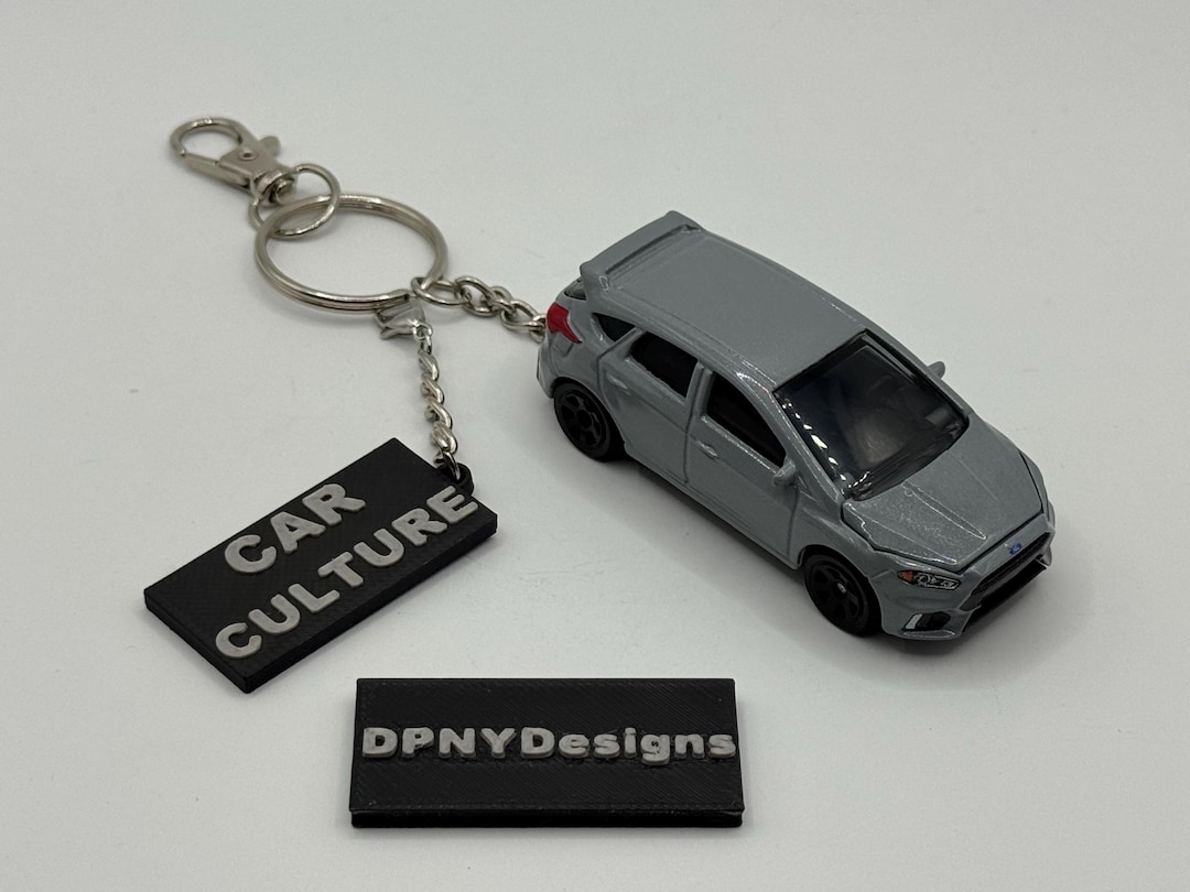 Custom ‘18 Ford Focus RS (grey) Diecast Car Keychain | “car Culture ...
