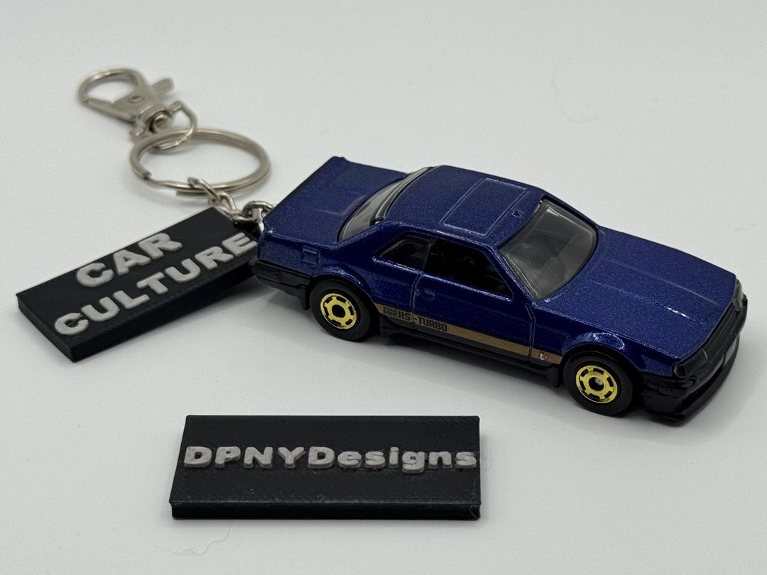 Custom ‘82 Nissan Skyline R30 (blue) Diecast Keychain | Custom Diecast ...