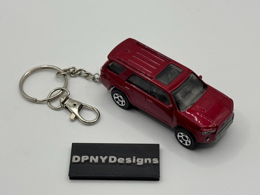 Custom ‘18 Toyota 4runner (red) Diecast Keychain | Car Culture Gift ...