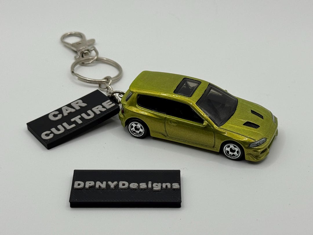 Custom Fast and Furious Honda Civic EG Diecast Keychain | JDM Car ...