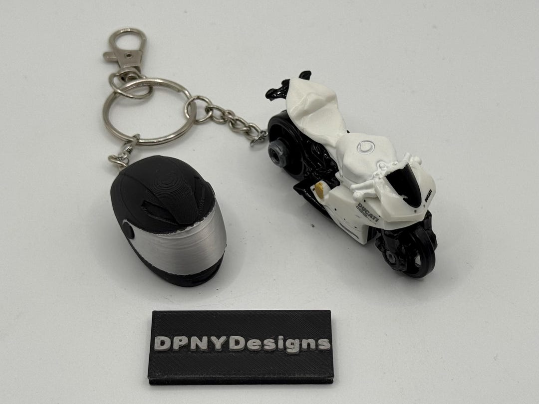 Custom Ducati 1199 Panigale Motorcycle (white) Keychain | Diecast Bike ...