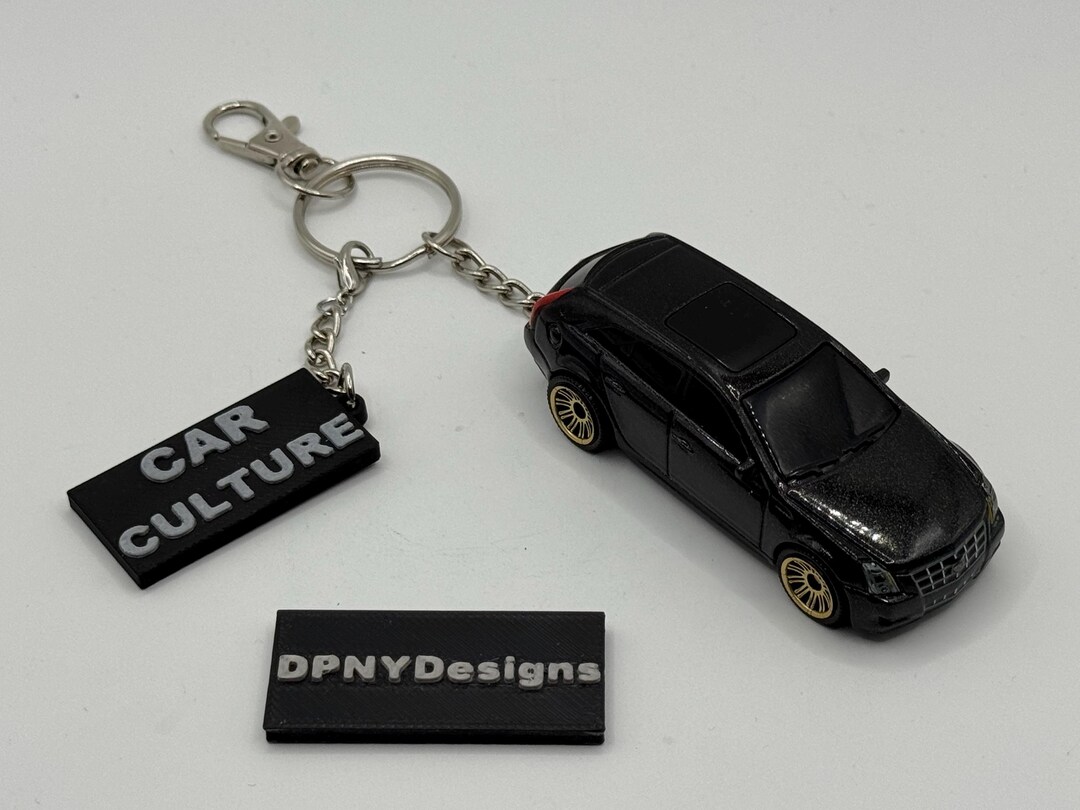 Custom Cadillac CTS Wagon (black) Diecast Car Keychain | “car Culture ...