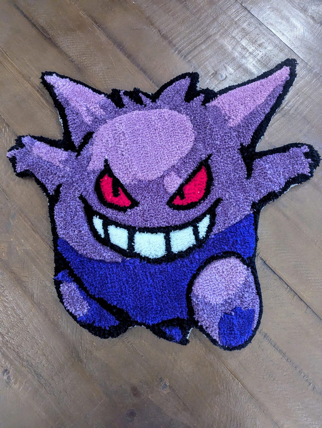 Gengar inspired Tufted Rug Custom - Etsy