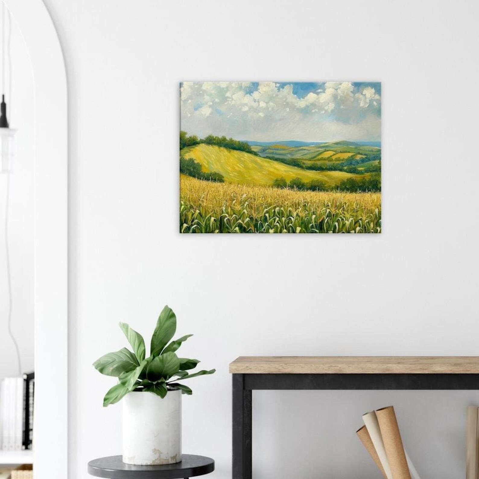 Corn Field Canvas - Etsy