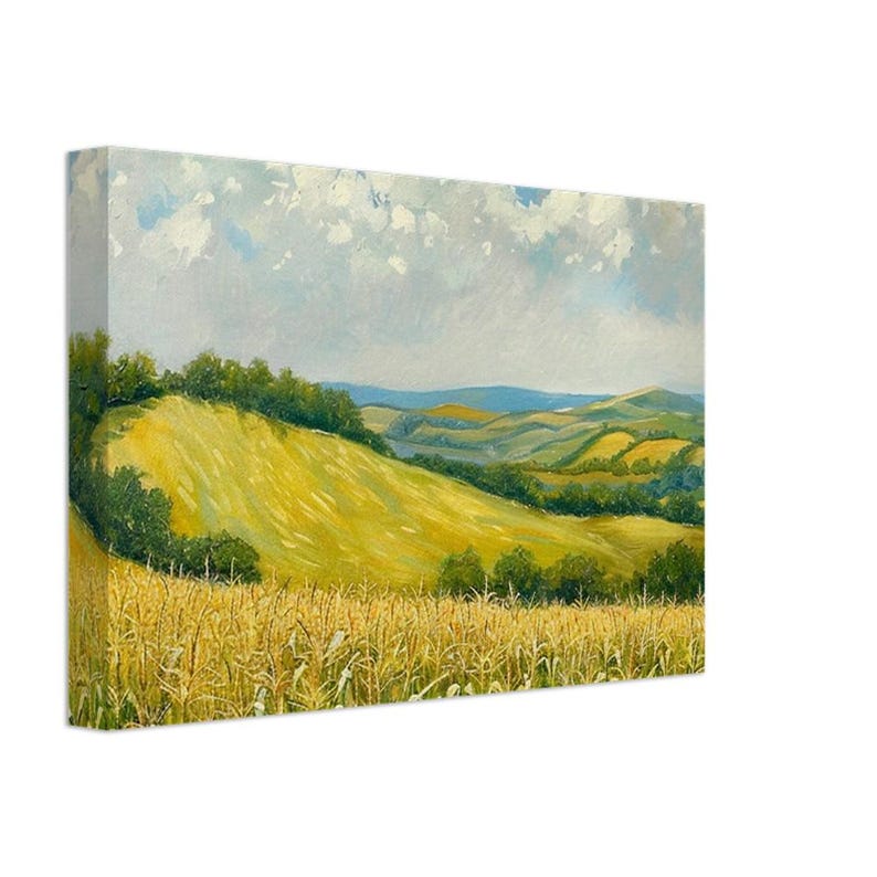 Corn Field Canvas - Etsy