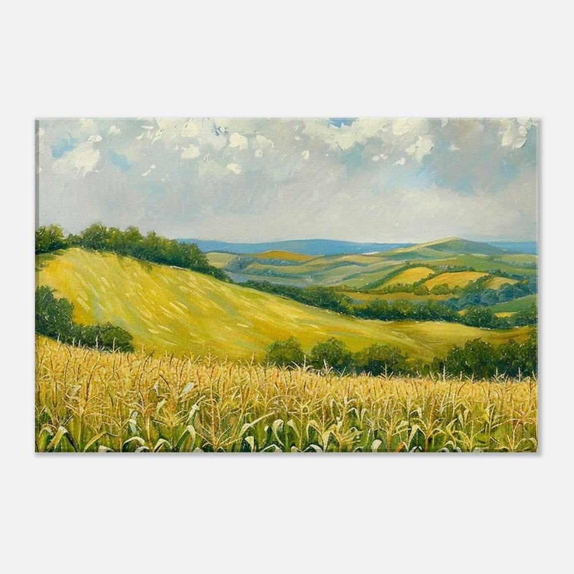 Corn Field Canvas - Etsy