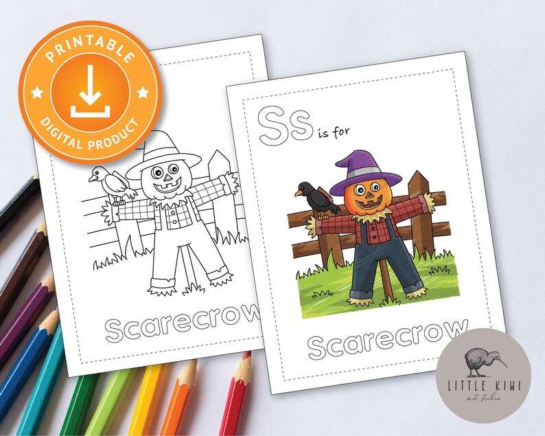 ABC Halloween Coloring Pages, Alphabet Coloring Pages, Halloween ...