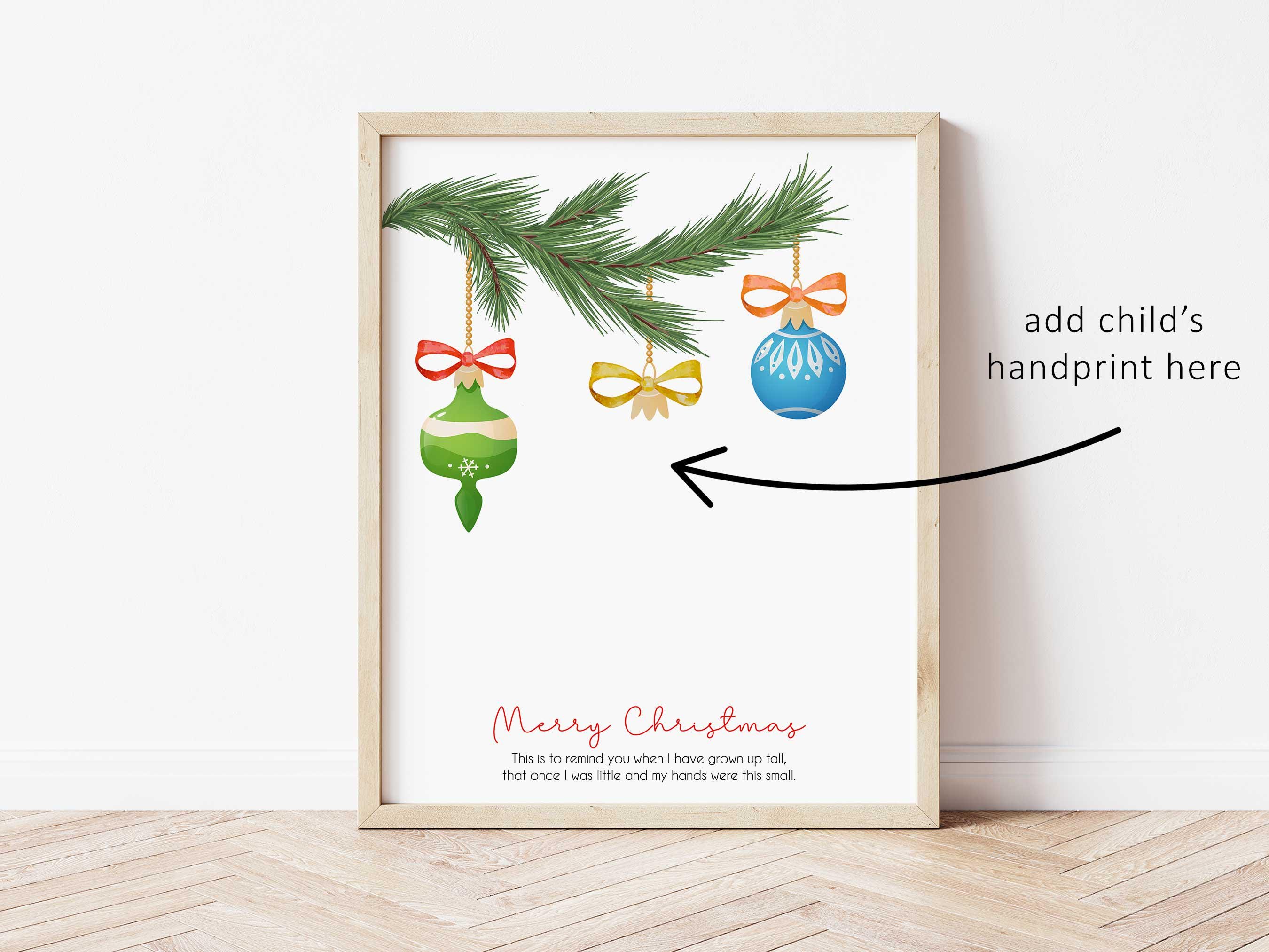Christmas Handprint Craft - Christmas Handprint Keepsake - Christmas ...