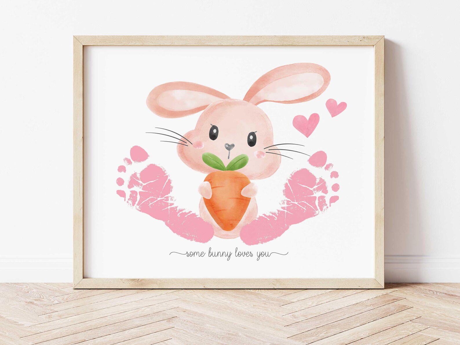 Easter Footprint Craft - Easter Bunny Footprint - First Easter ...