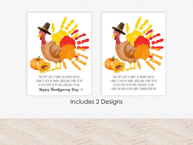 Thanksgiving Handprint Craft - Preschool Thanksgiving Craft - Kids ...