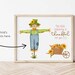Autumn Footprint Craft - Scarecrow Footprint Craft - Thanksgiving Craft ...