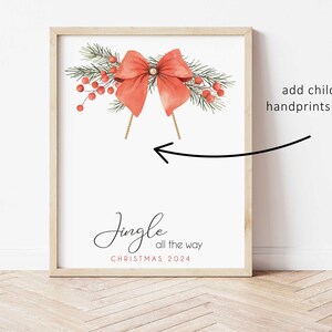 Christmas Handprint Craft - Christmas Handprint Keepsake - Christmas ...
