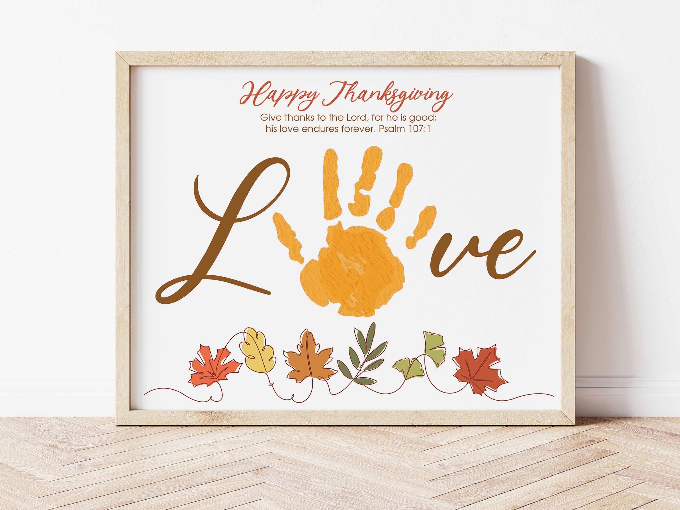 Thanksgiving Handprint Craft - Thanksgiving Handprint Art - Preschool ...