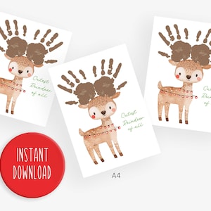 Christmas Handprint Craft - Christmas Handprint Keepsake - Christmas ...