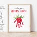 Mother's Day Handprint - Father's Day Handprint - Strawberry Handprint ...