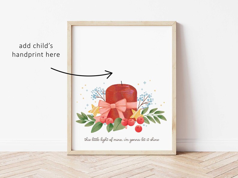 Christmas Handprint Craft - Christmas Handprint Keepsake - Christmas ...