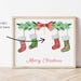 Christmas Footprint Art - Christmas Footprint Craft - Baby's First ...