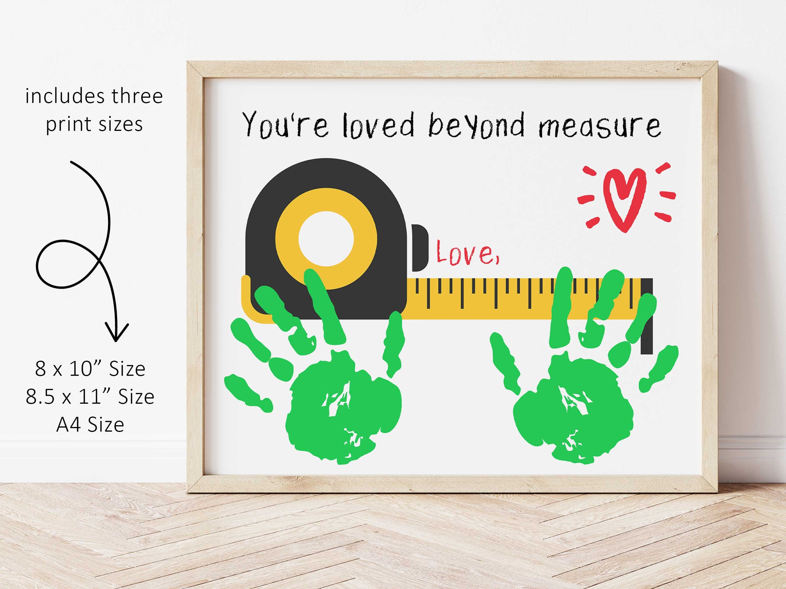 Handprint Craft for Dad - Handprint Card for Dad - Father's Day ...