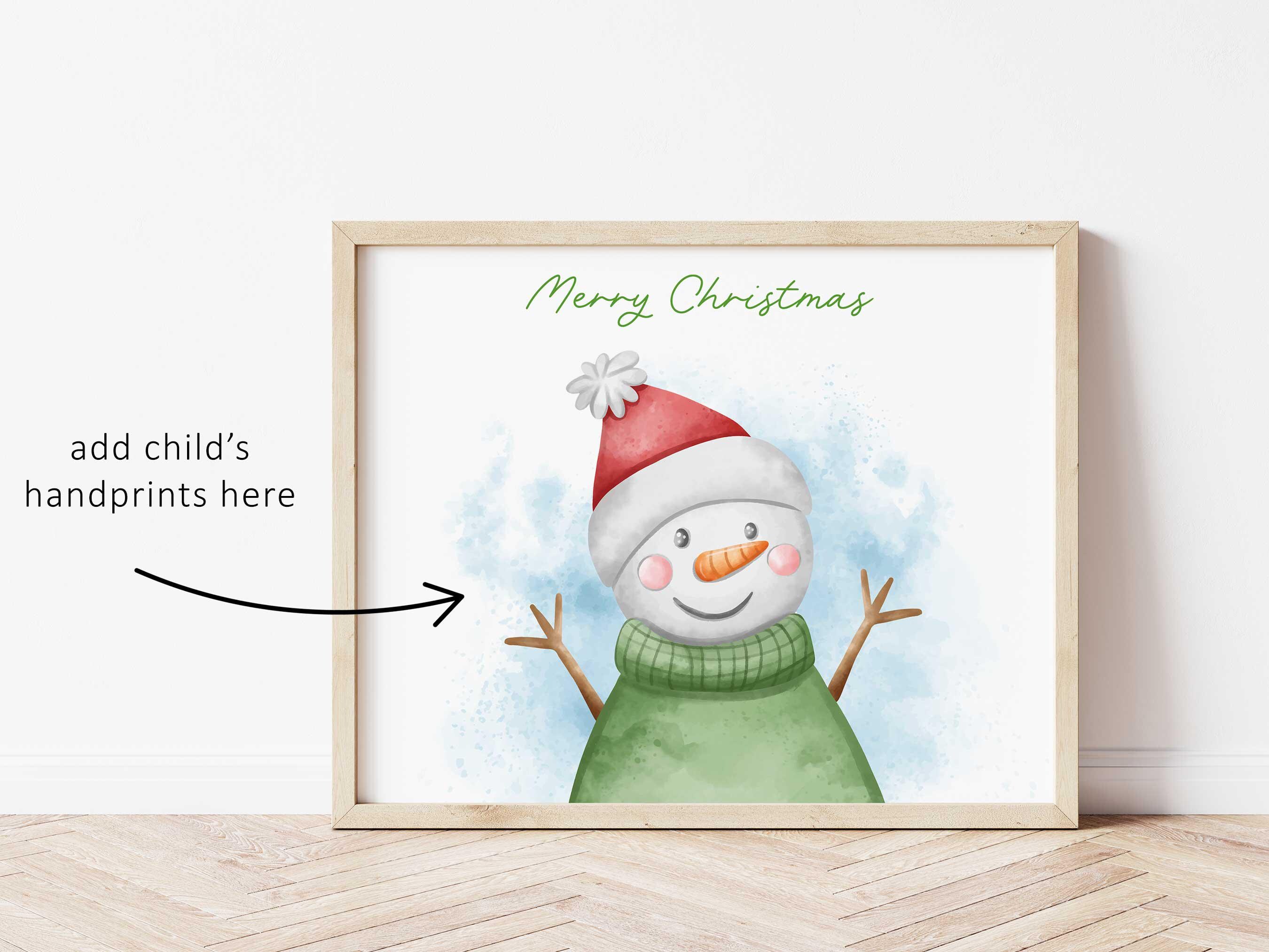 Christmas Handprint Craft - Christmas Handprint Keepsake - Christmas ...