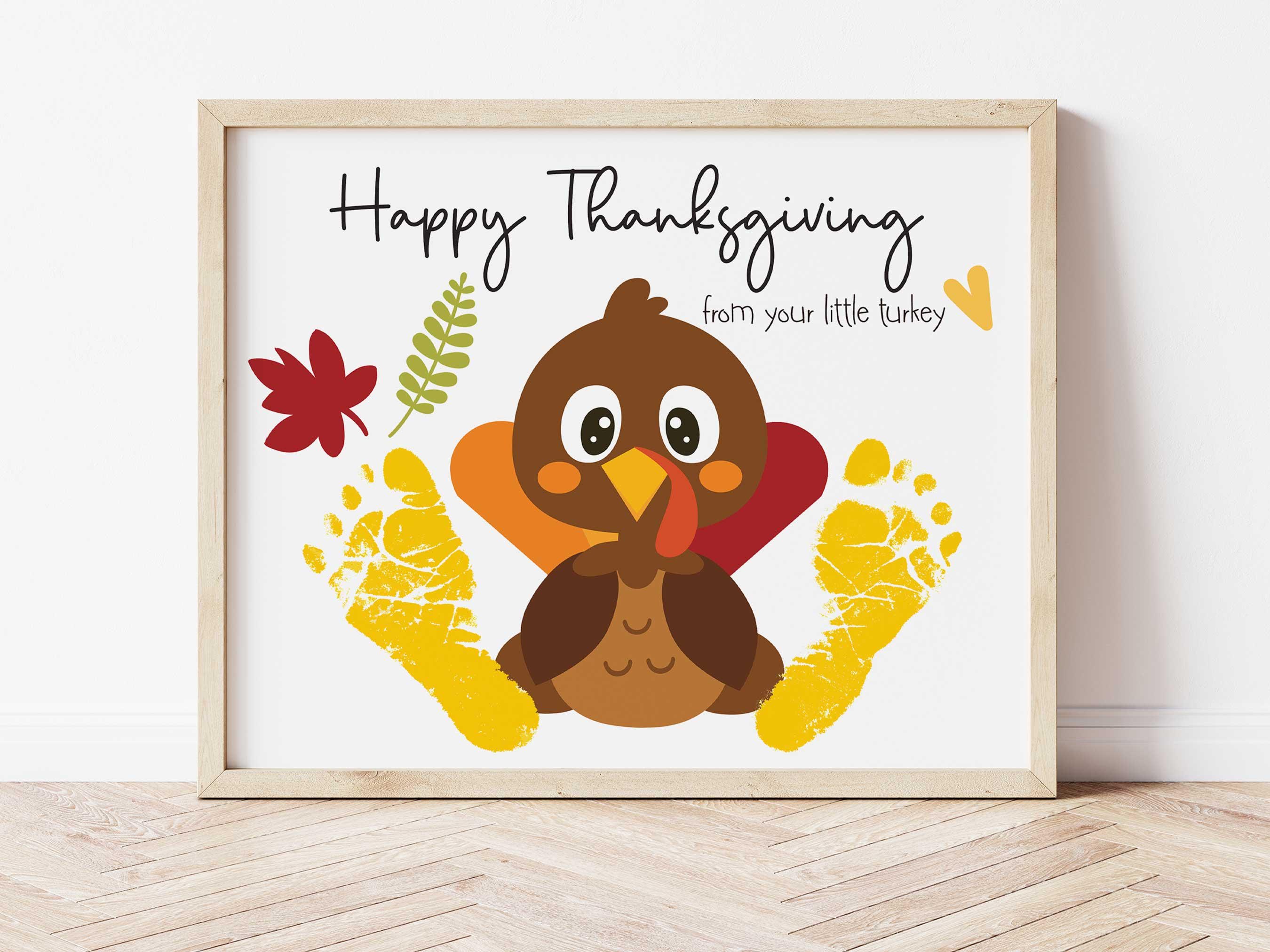 Thanksgiving Handprint Craft - Preschool Thanksgiving Craft ...