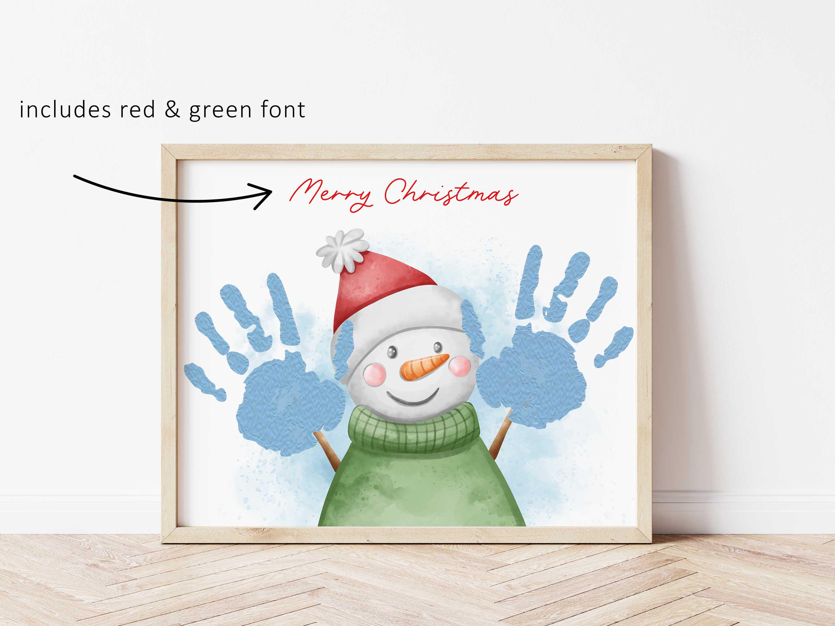 Christmas Handprint Craft - Christmas Handprint Keepsake - Christmas ...