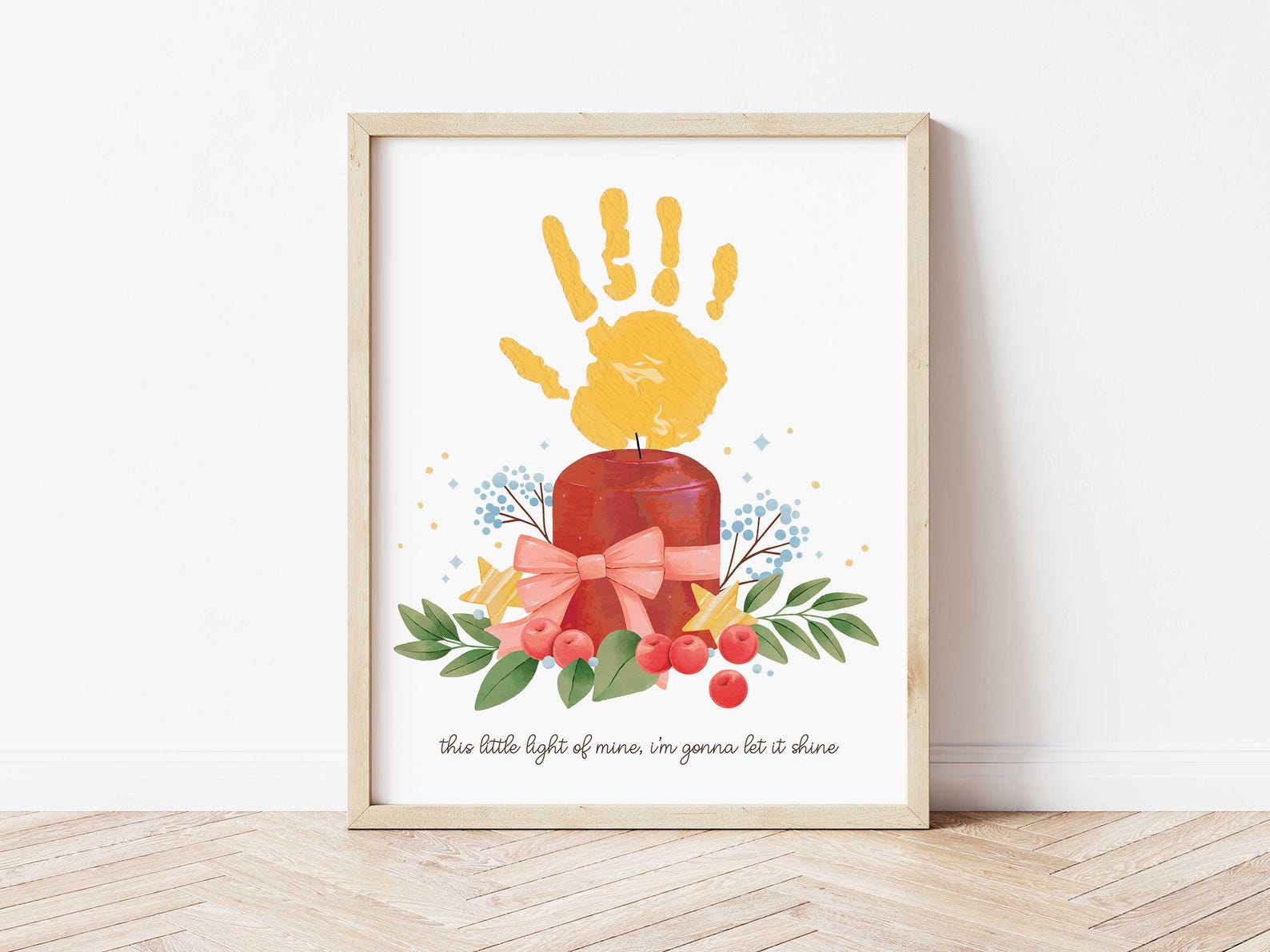 Christmas Handprint Craft Christmas Handprint Keepsake Christmas ...